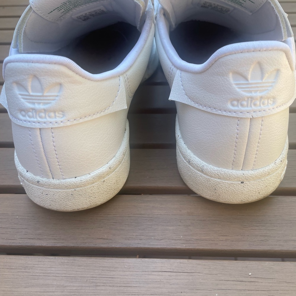 Adidas Classic White Sneak With Speckled Sole And Dec… - Gem